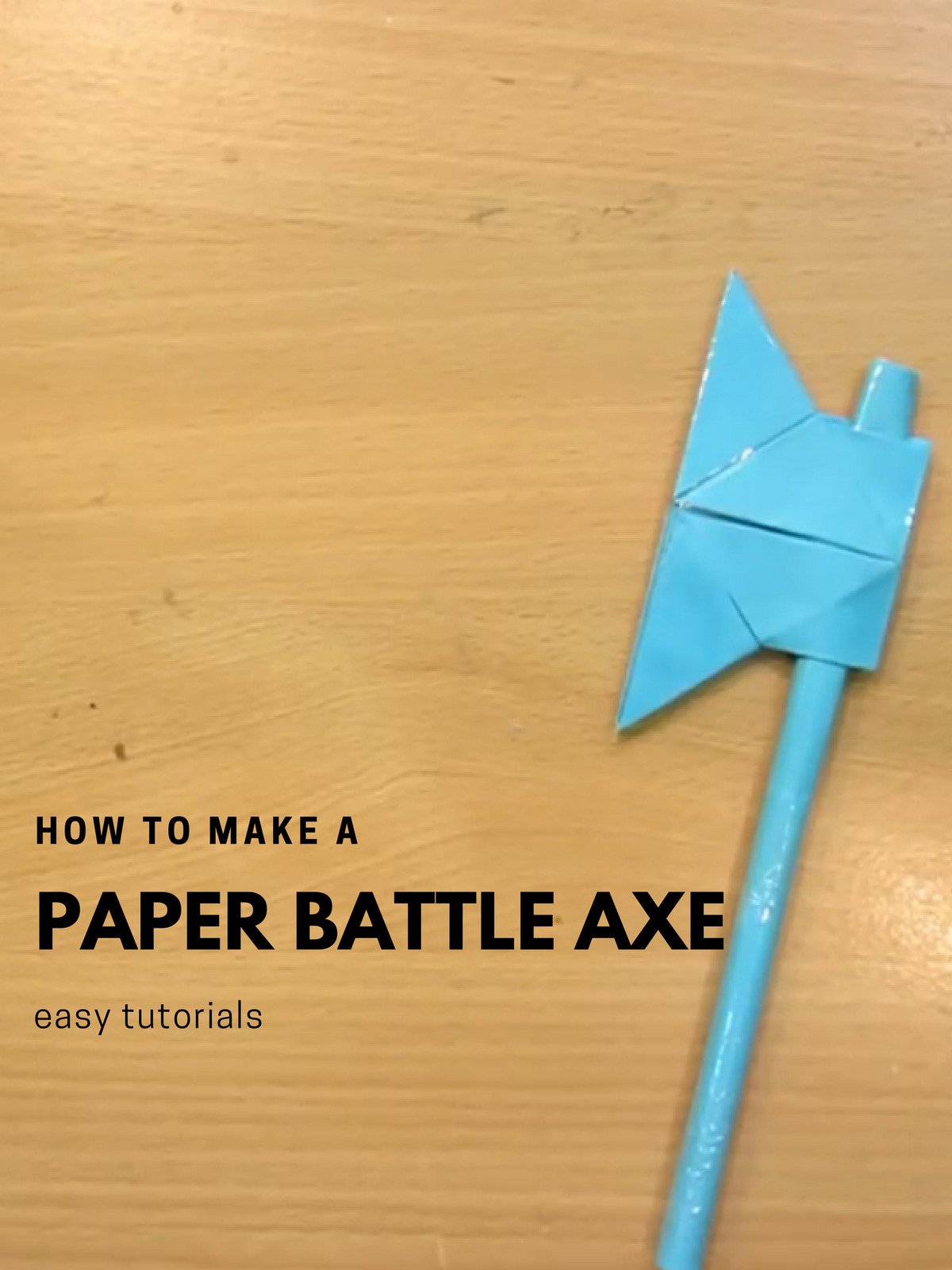Watch How to Make a Paper Battle Axe - Easy Tutorials | Prime Video