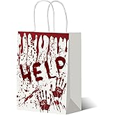 Amazon.com: Whaline 60Pcs Halloween Party Favor Bags Bloody Ghost ...