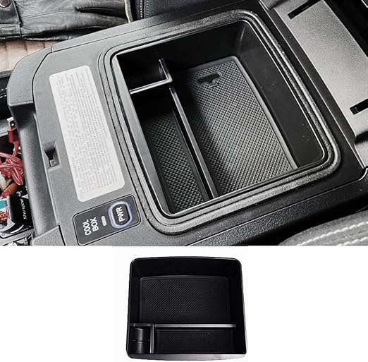 Armrest Storage Box Phone Holder Center Console Organizer Container ...