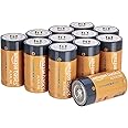 Amazon.com: Amazon Basics 12-Pack D Cell Alkaline All-Purpose Batteries ...