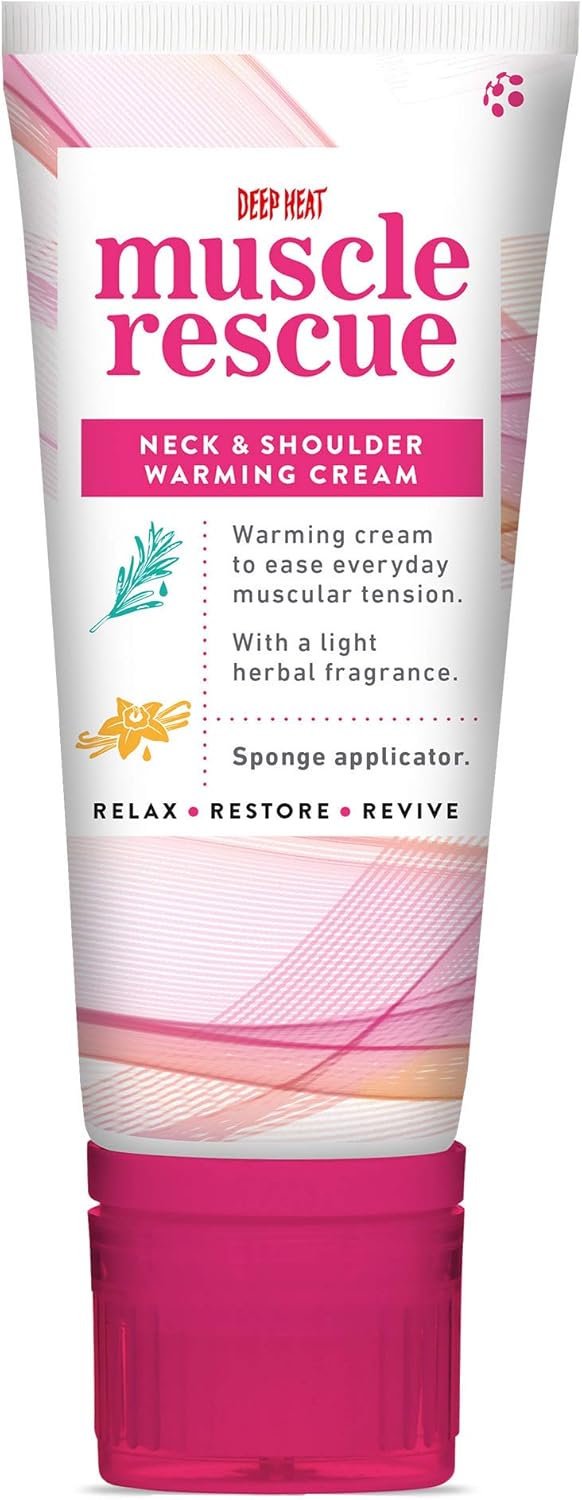 Official DEEP HEAT Muscle Rescue Neck & Shoulder Warming Cream 50g ...