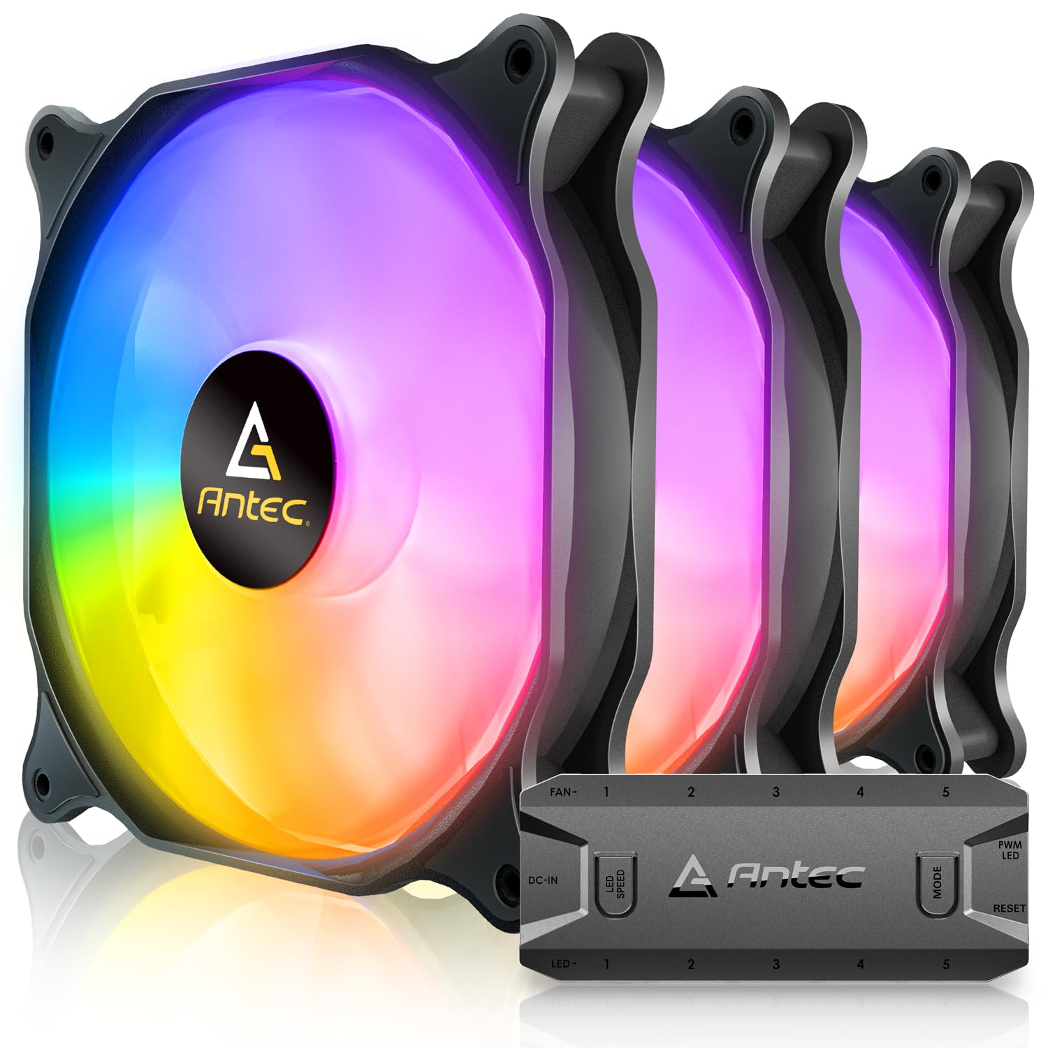 Mua Antec RGB Fans, 140mm Fan with ARGB Controller, PC Fans,140mm Case ...