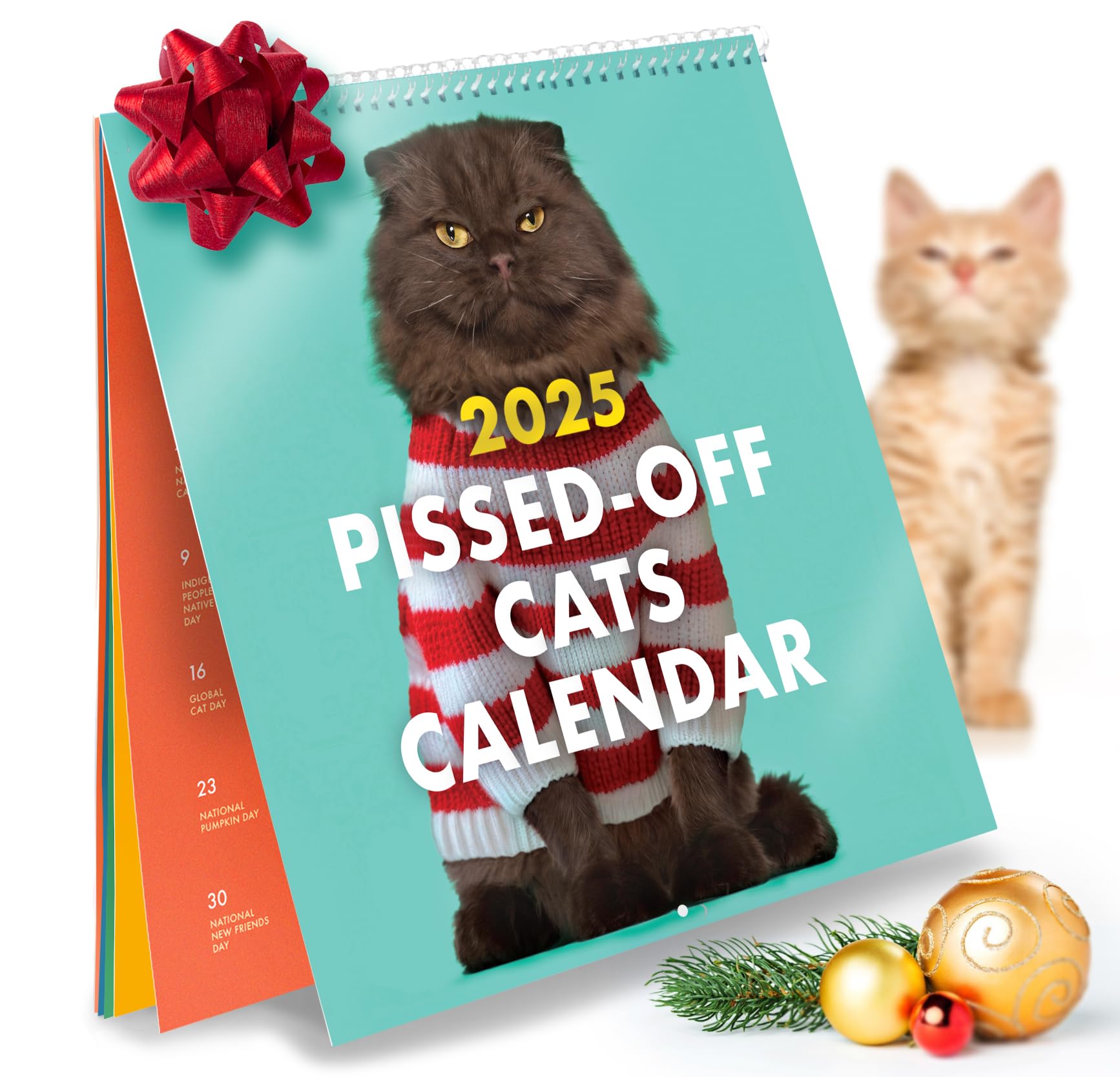 The Original P'd Off Cats 2025 Calendar - Funny, Sassy Gift for Angry ...