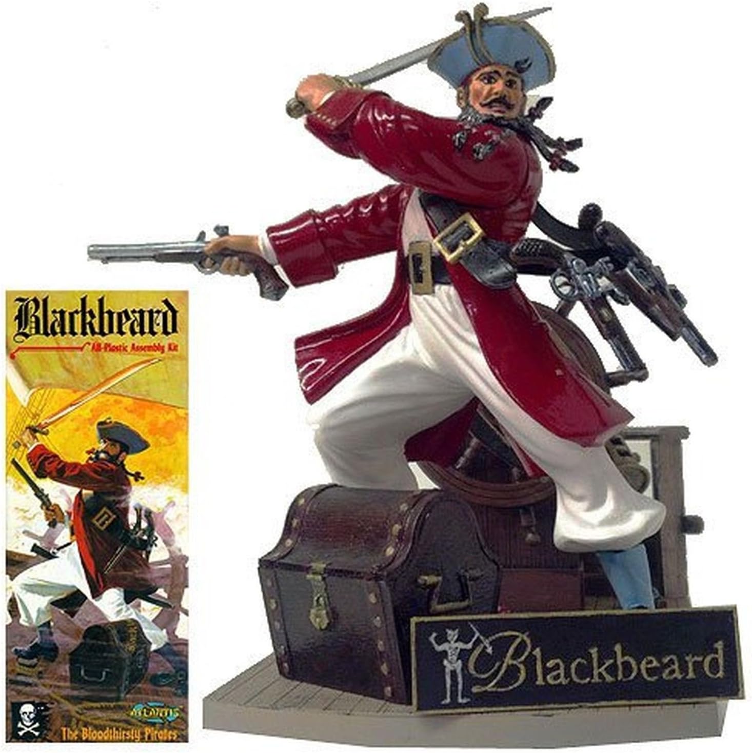 Amazon.com: Blackbeard Pirate Figure Model Kit 1/10 Atlantis .HN#GG ...