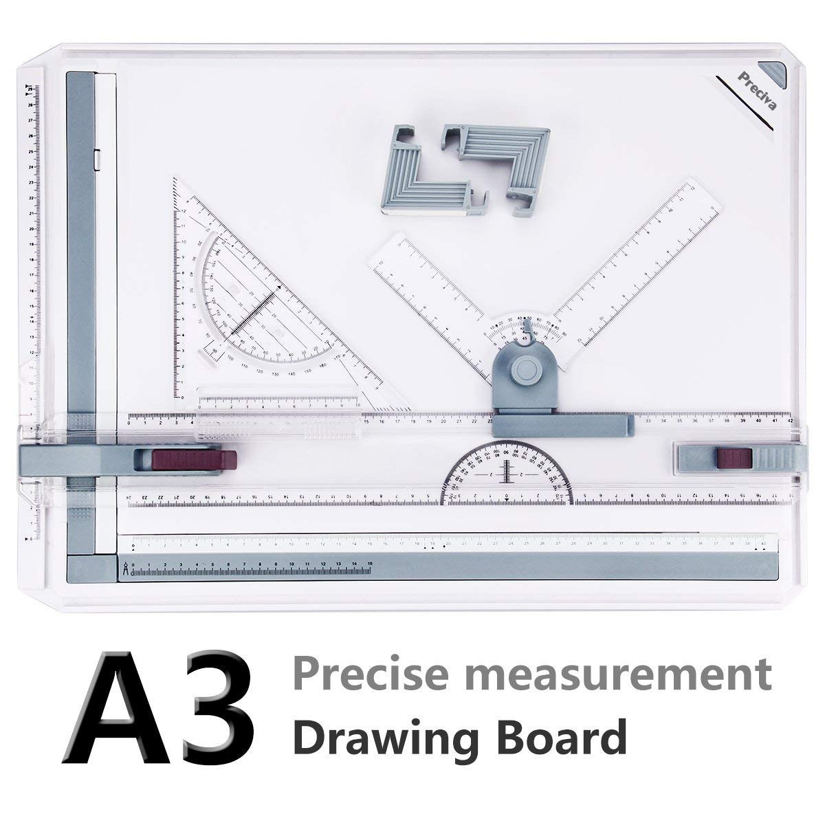 Preciva A3 Drawing Board Set Technical Drafting Table Metric System 51 