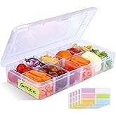 Amazon.com: melii Snackle Box – Divided Snack Container, Food Storage ...