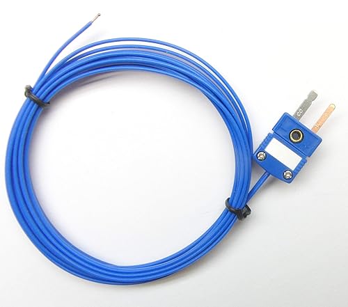T-Type Thermocouple Type-T, PFA-Insulated Probe, Mini Connector ...