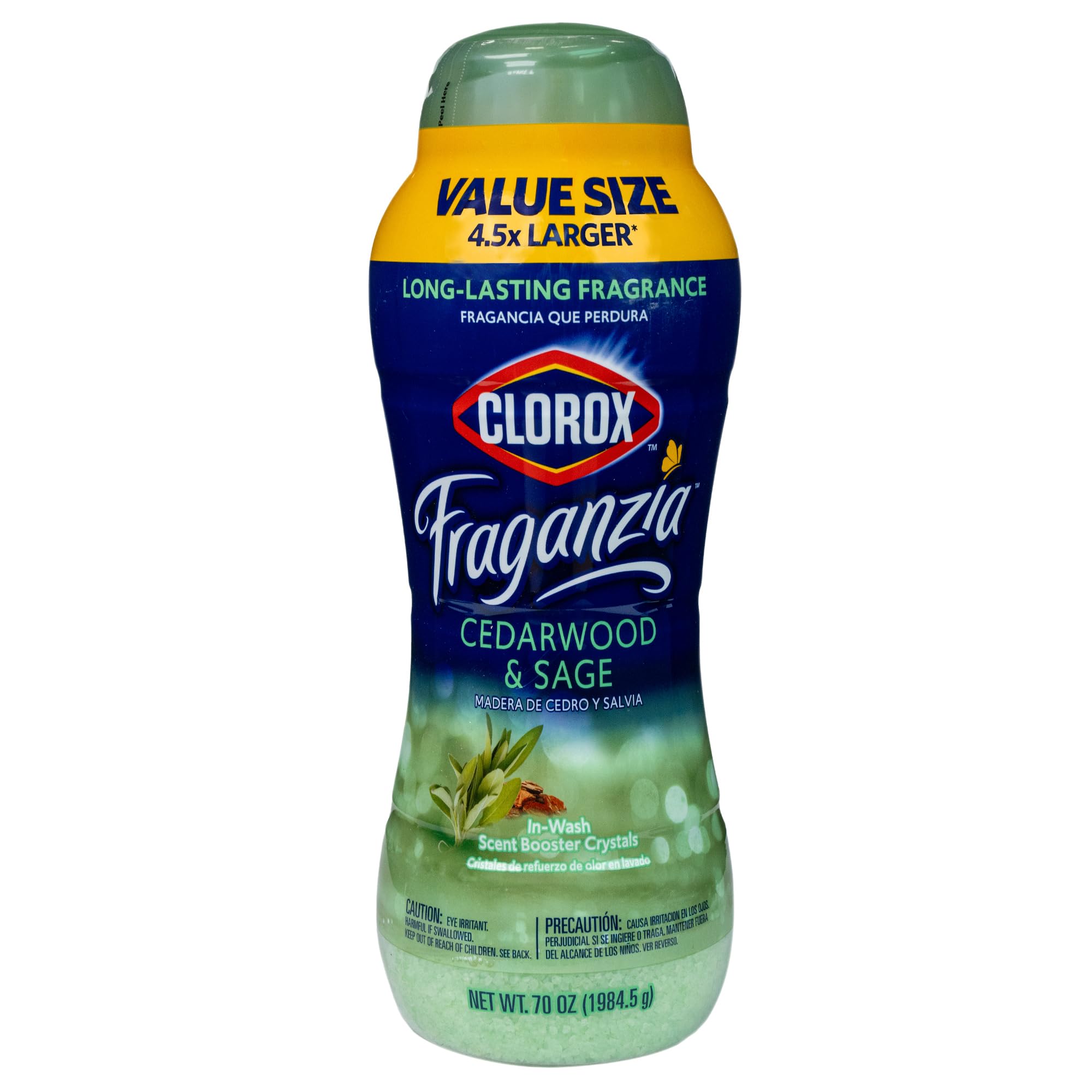 Clorox Fraganzia In-Wash Scent Booster Crystals in Cedarwood and Sage ...