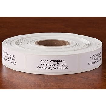 Amazon.com : Personalized Large Print Self-Stick Address Labels 1000 ...