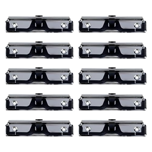 Wealrit 10 pcs Clipboard Clips,Mountable Clipboard Clips with Rivets ...