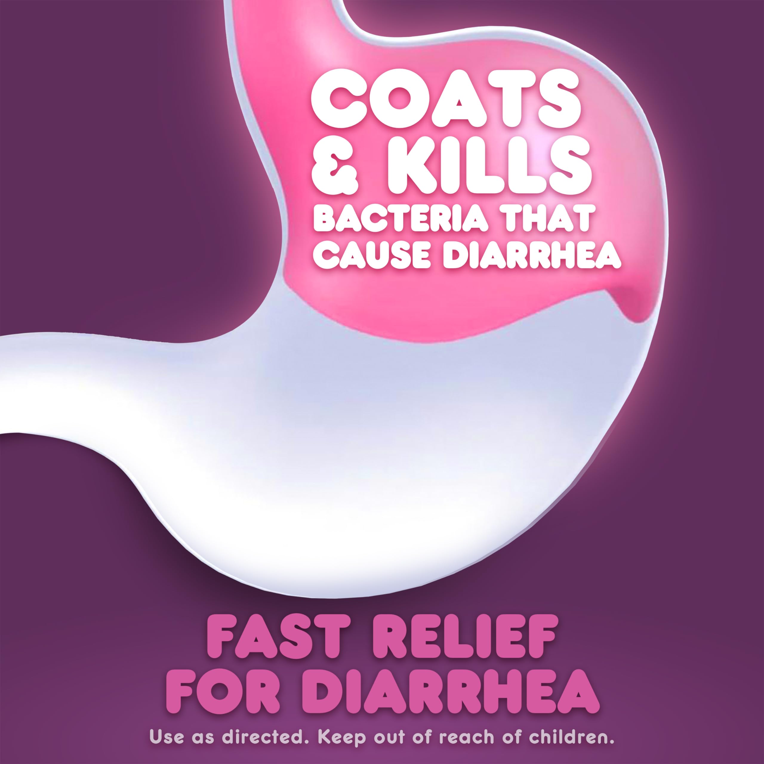 Pepto Bismol Diarrhea LiquiCaps, Anti Diarrhea Medicine For Fast ...