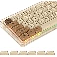 Amazon.com: XDA PBT Key Cap, 138 Keys Dye Sublimation Coffee Cat ...