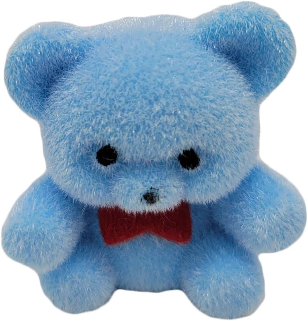 Amazon.com: 1" Miniature Flocked Teddy Bears, Pack of 12 (Blue): Arts ...