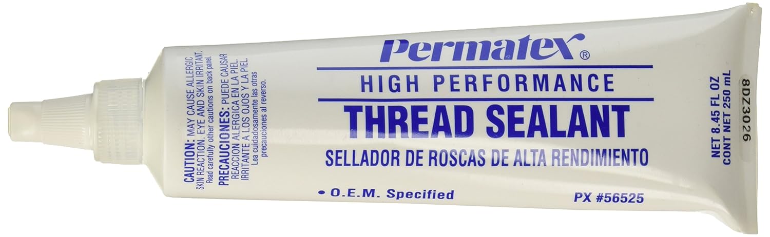 Amazon.com: Permatex 56525 High-Performance Thread Sealant, 250mL Tube ...