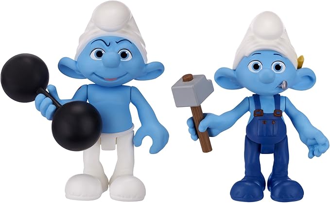 Jakks Pacific - Confezione di personaggi del film dei Puffi, serie n. 2 ...