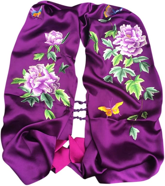 Premium Fine Natural Suzhou Silk Scarf 100% Hand Sewn Chinese ...