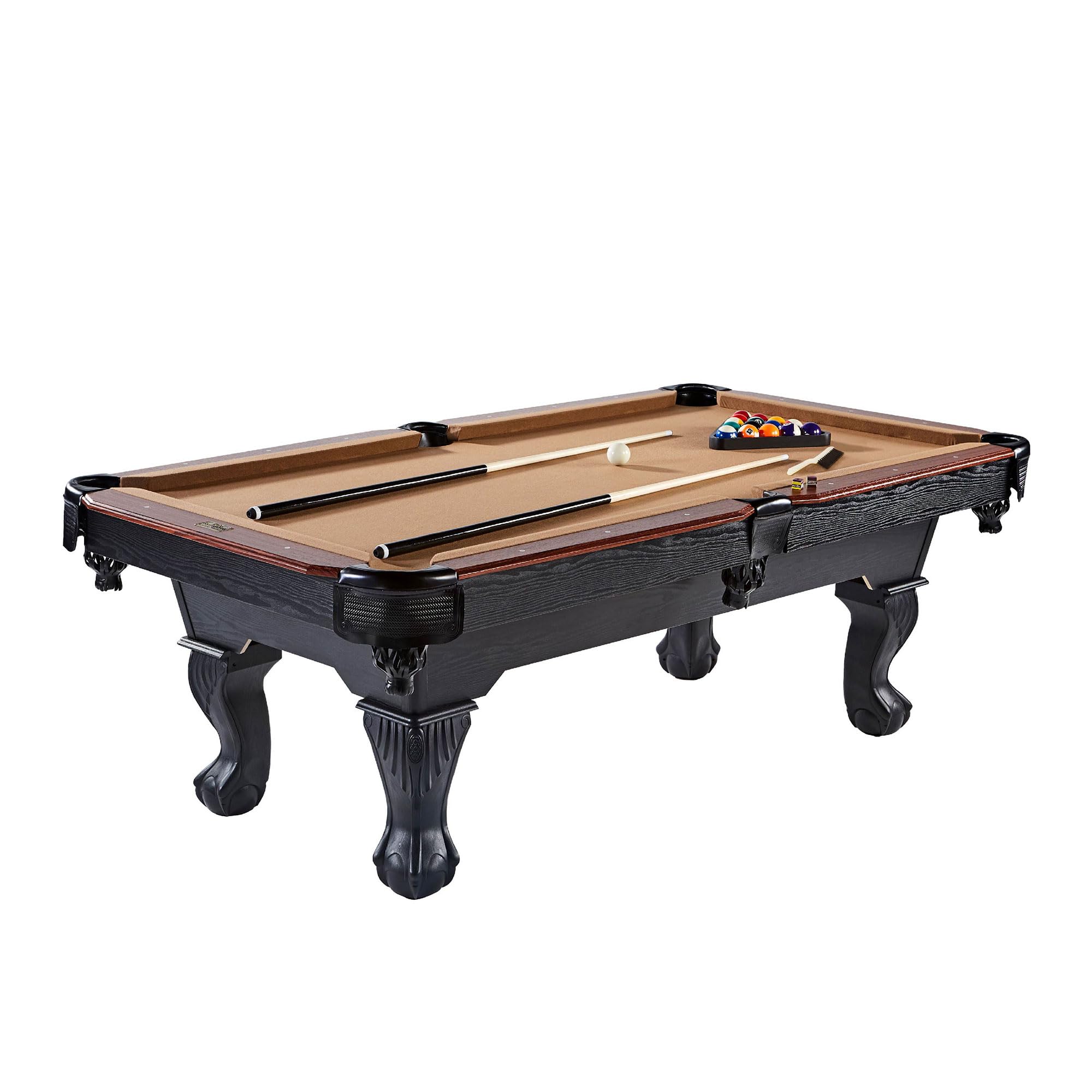 Barrington Billiards 7.5 Foot Belmont Drop Pocket Claw Leg Billiard ...