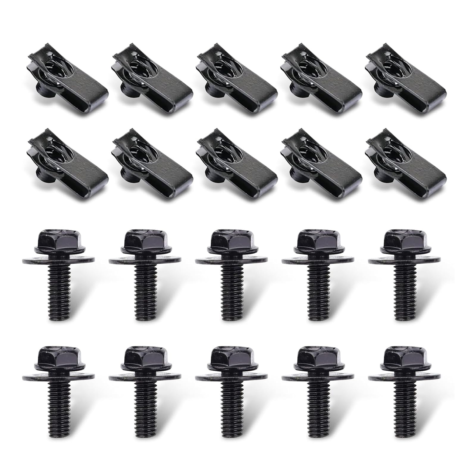 Gseigvee Pack-20 Car Bumper Fender Liner Push Pull Clamp Replacements ...