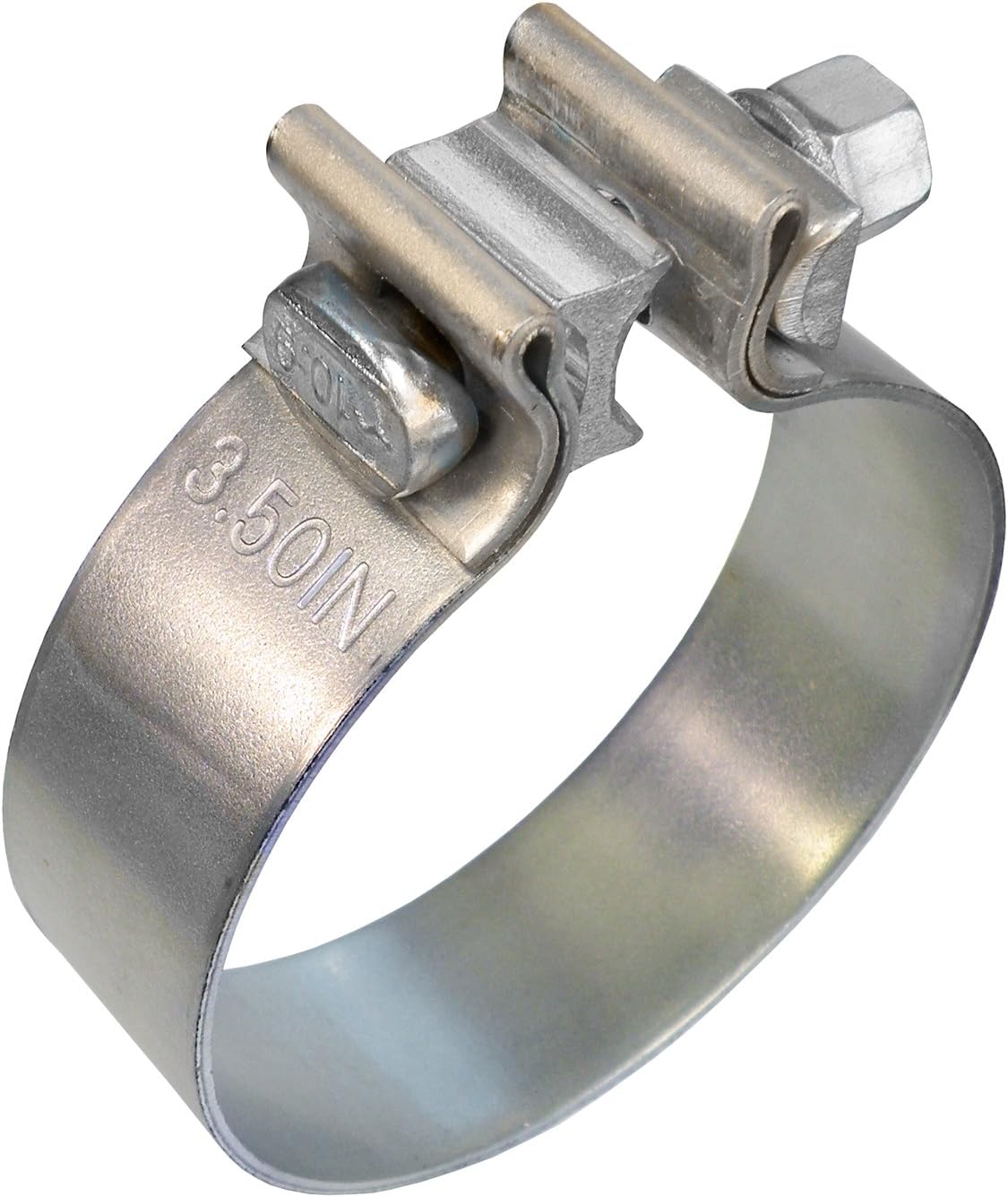 Amazon.com: 3.5" Narrow Band Exhaust Seal Clamp - Aluminized Steel for ...
