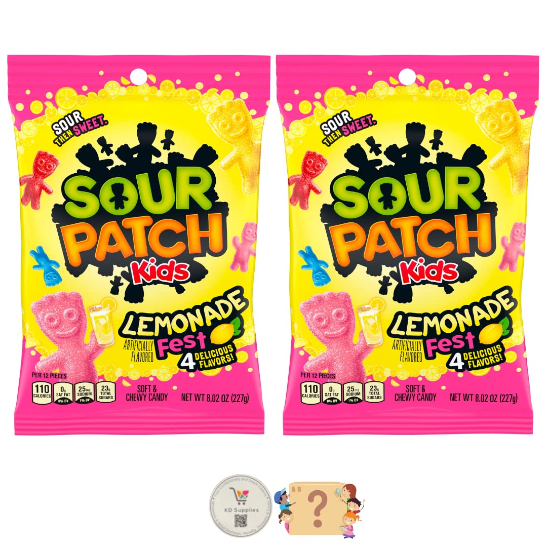 Mua Sour Patch Kids 8 oz Peg Bags (Pack of 2) Soft and Chewy Candy with ...