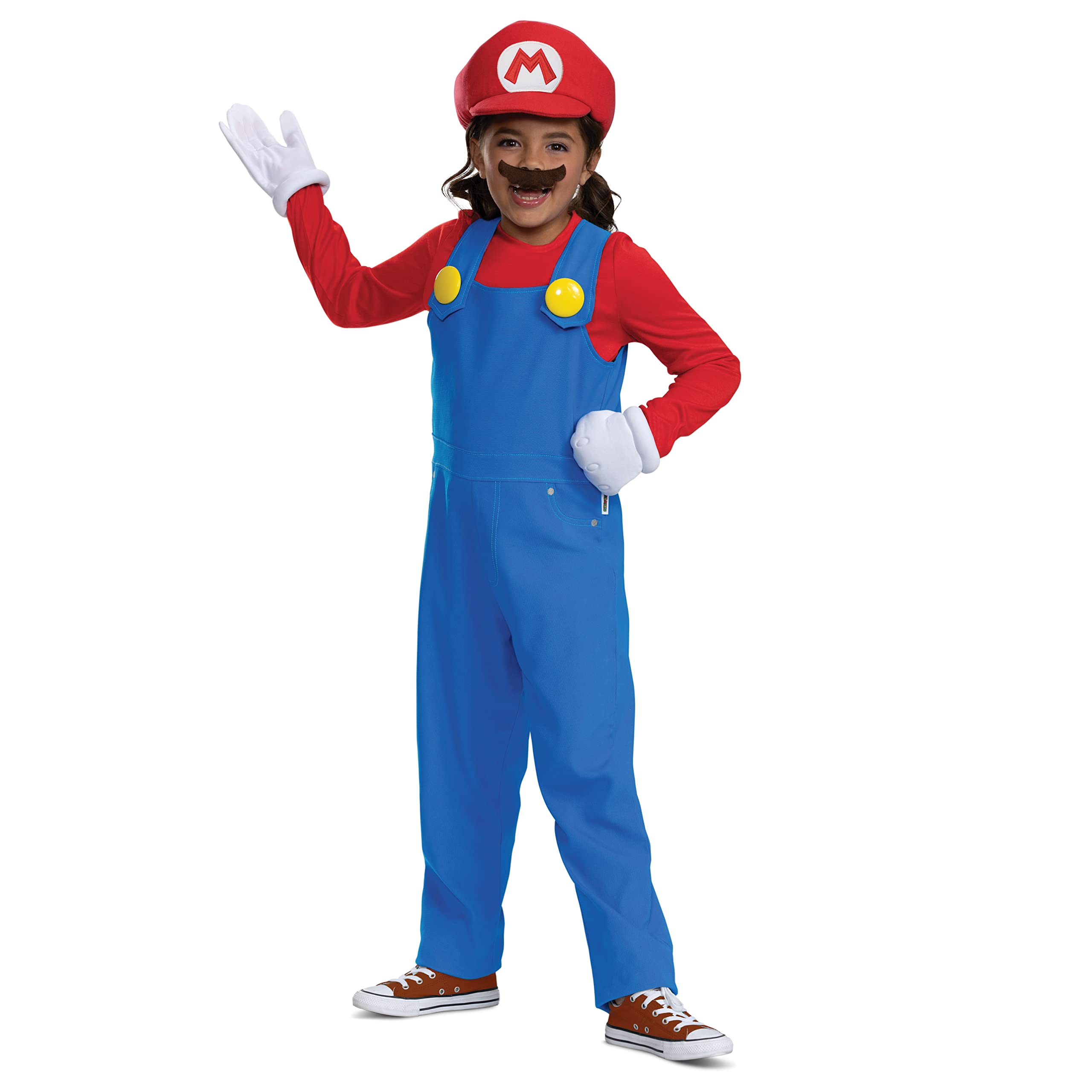 Disguise Mario Costume For Kids, Official Super Mario Bros Costume And ...
