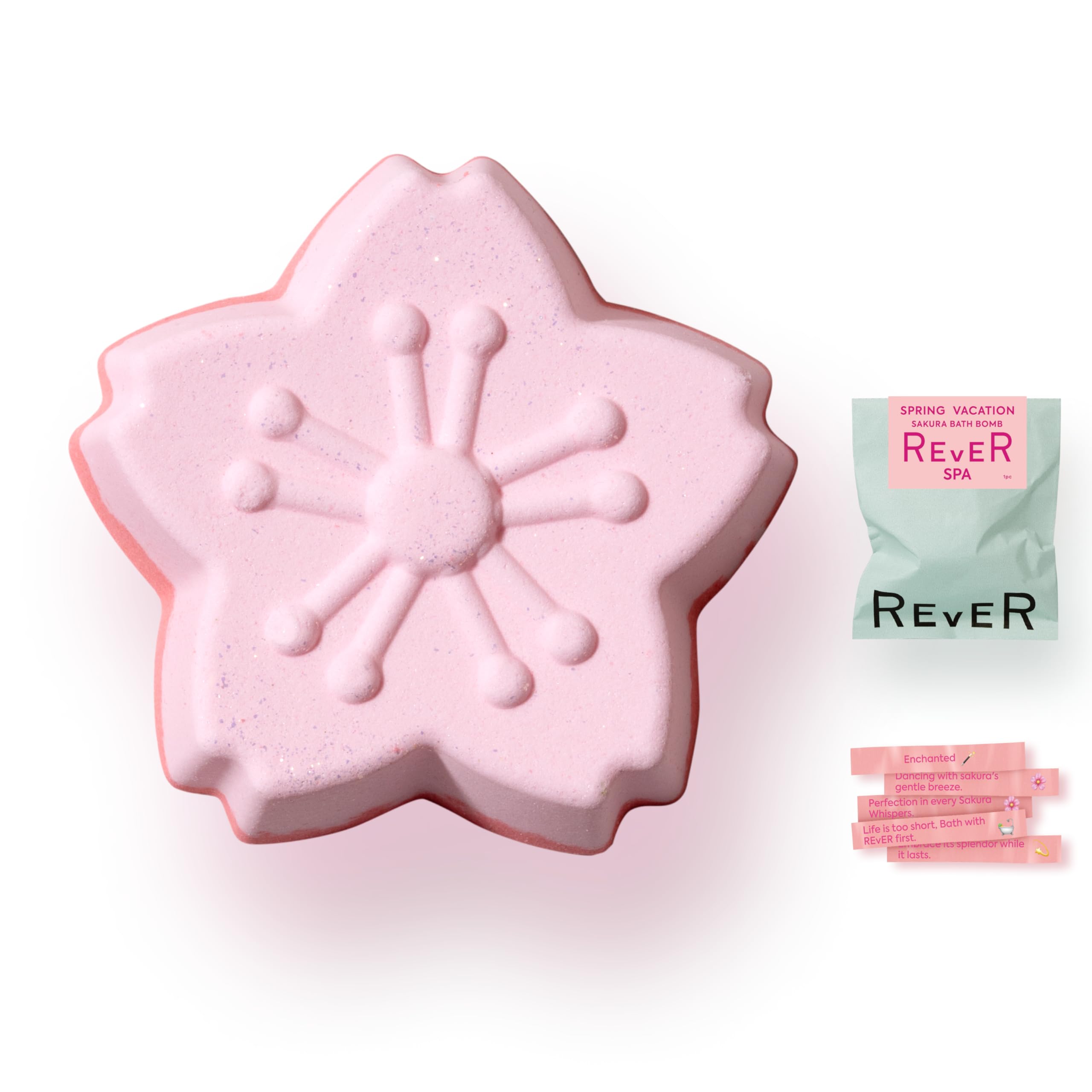 Cherry Blossom Bath Bomb for Moisturizing and Fun Bubble Bath with ...