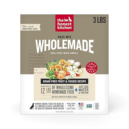 The Honest Kitchen Wholemade™ Dehydrated Grain Free Fruit & Veggie Base ...