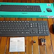 Logitech MK235 Combo Clavier et Souris pour Windows, 2,4 GHz avec ...