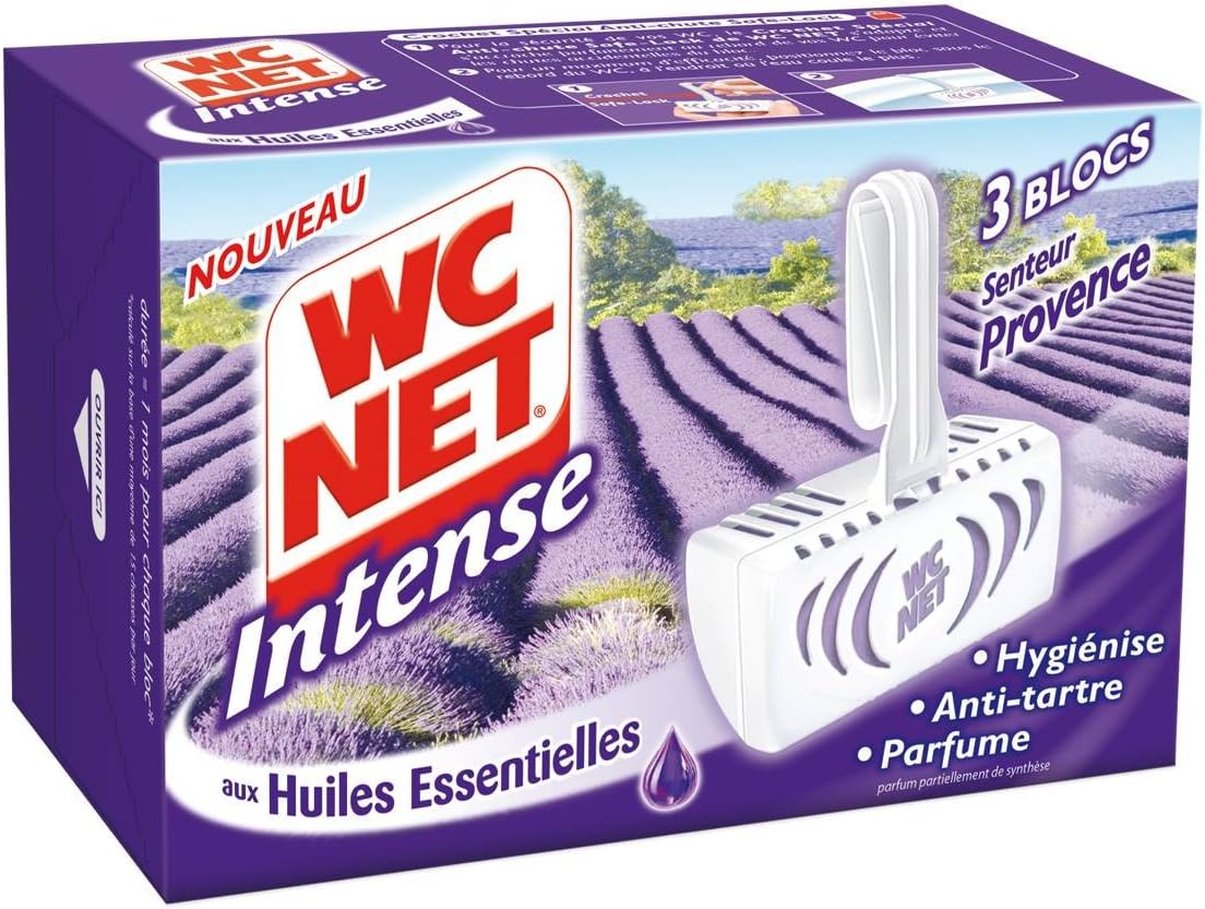 WC Net M78750 Intense Blocs aux Huiles Essentielles Senteur Provence 3 x 34 g - Lot de 4: Amazon ...