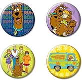 Amazon.com: Ata-Boy Scooby Doo Assortment #1 Set of 4 1.25" Collectible ...