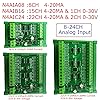 8CH 4-20MA Current Input RS485 AI Module ADC Collector Board MODBUS RTU ...