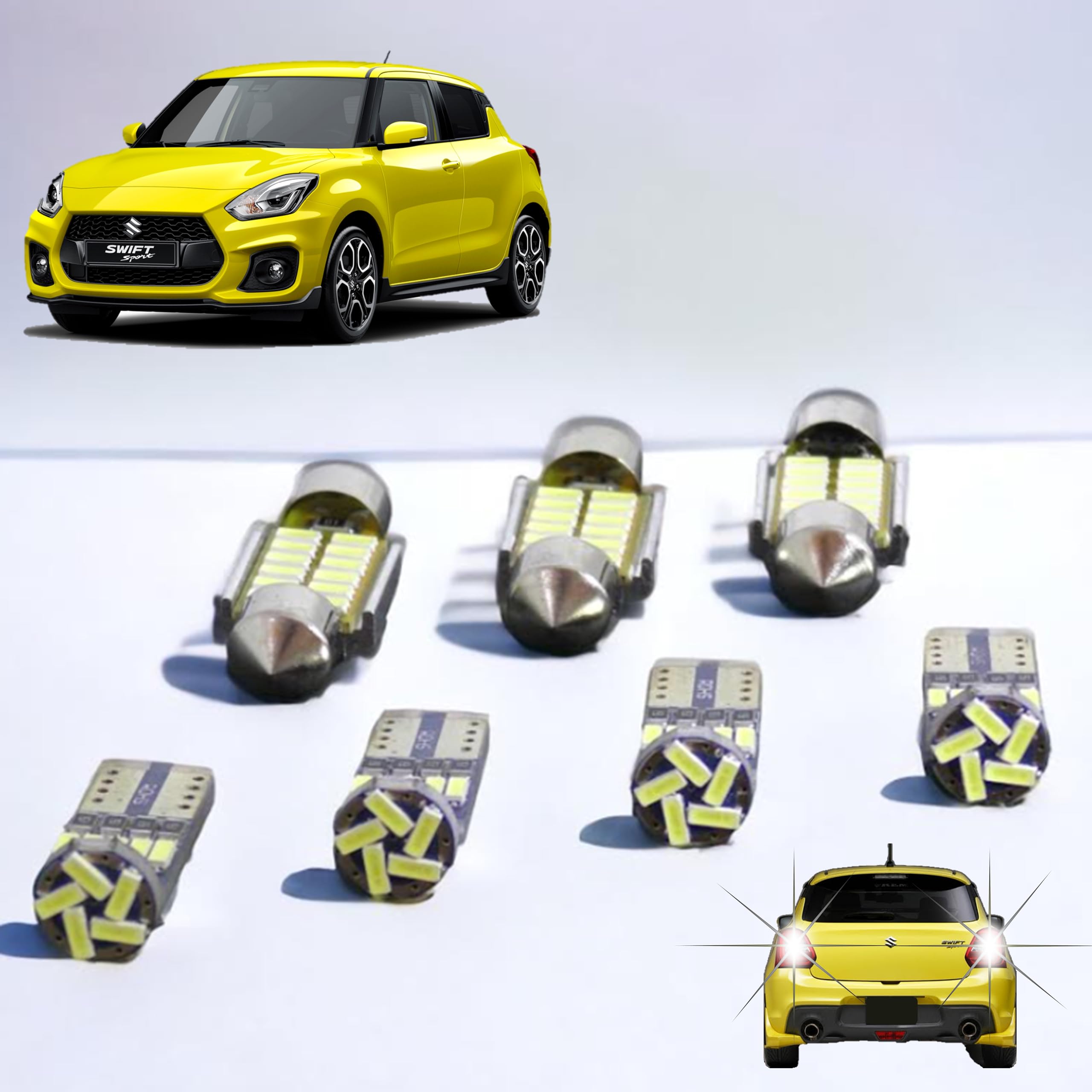 Mua (Indoor Light + License Plate Light + Backlight) Swift Sports LED 6 ...