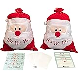 Amazon.com: 6 Giant Christmas Gift Bags 36" x 44" Reusable Made of ...