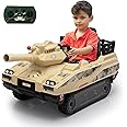 Amazon.com: TOBBI Ride on Tank 24V Ride on Toys with Parental Remote ...