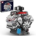 Amazon.com: Mould King 10171 V8 Engine Building Blocks Sets - 487+ PCS ...