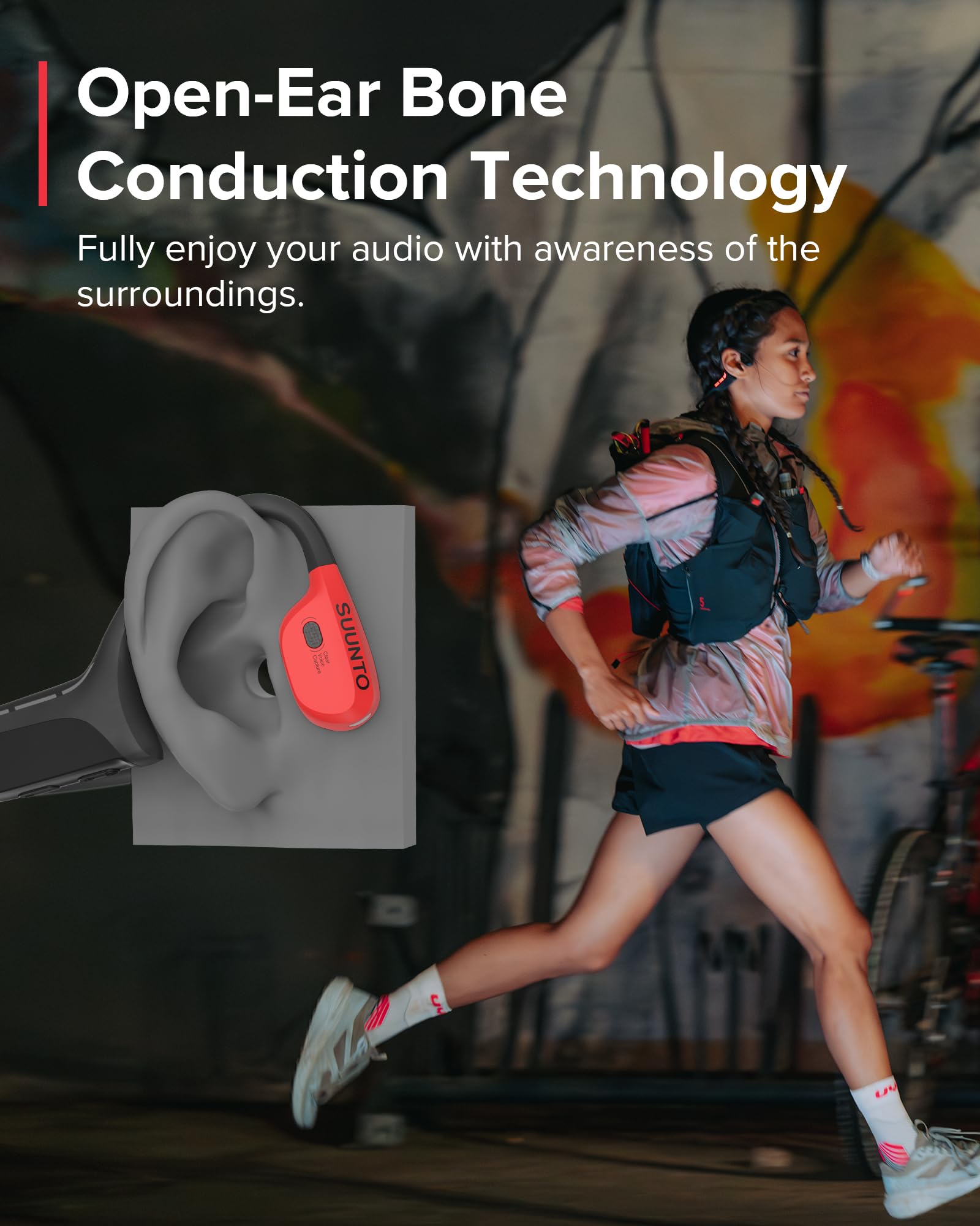 Mua SUUNTO Wing Open-Ear Bone Conduction Headphone, Bluetooth ...