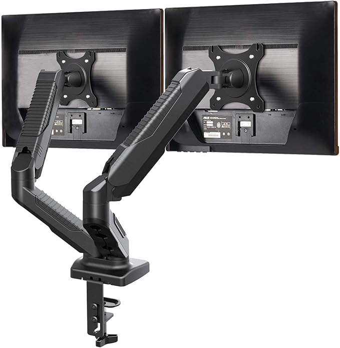 Amazon.com: Dual Monitor Stand - Monitor Desk Mount with Swivel & Tilt ...