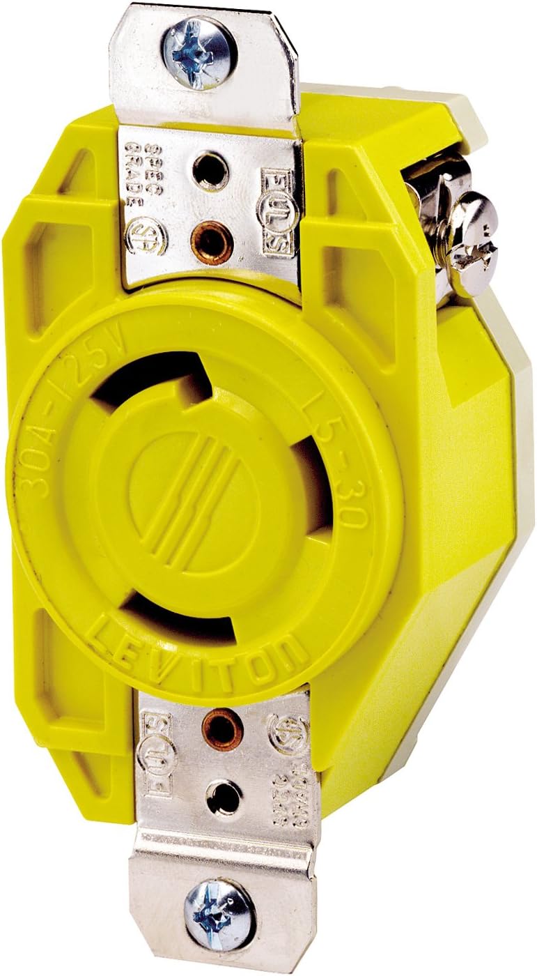 Leviton 26CM-10, Yellow - Electric Plugs - Amazon.com