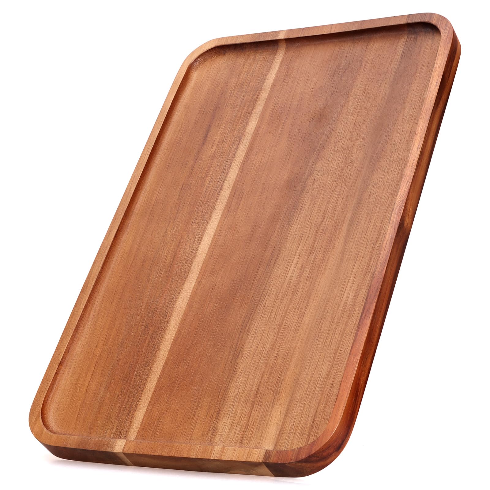 Large Wood Serving Trays Decor Long Charcuterie Cheese Boards Acacia ...