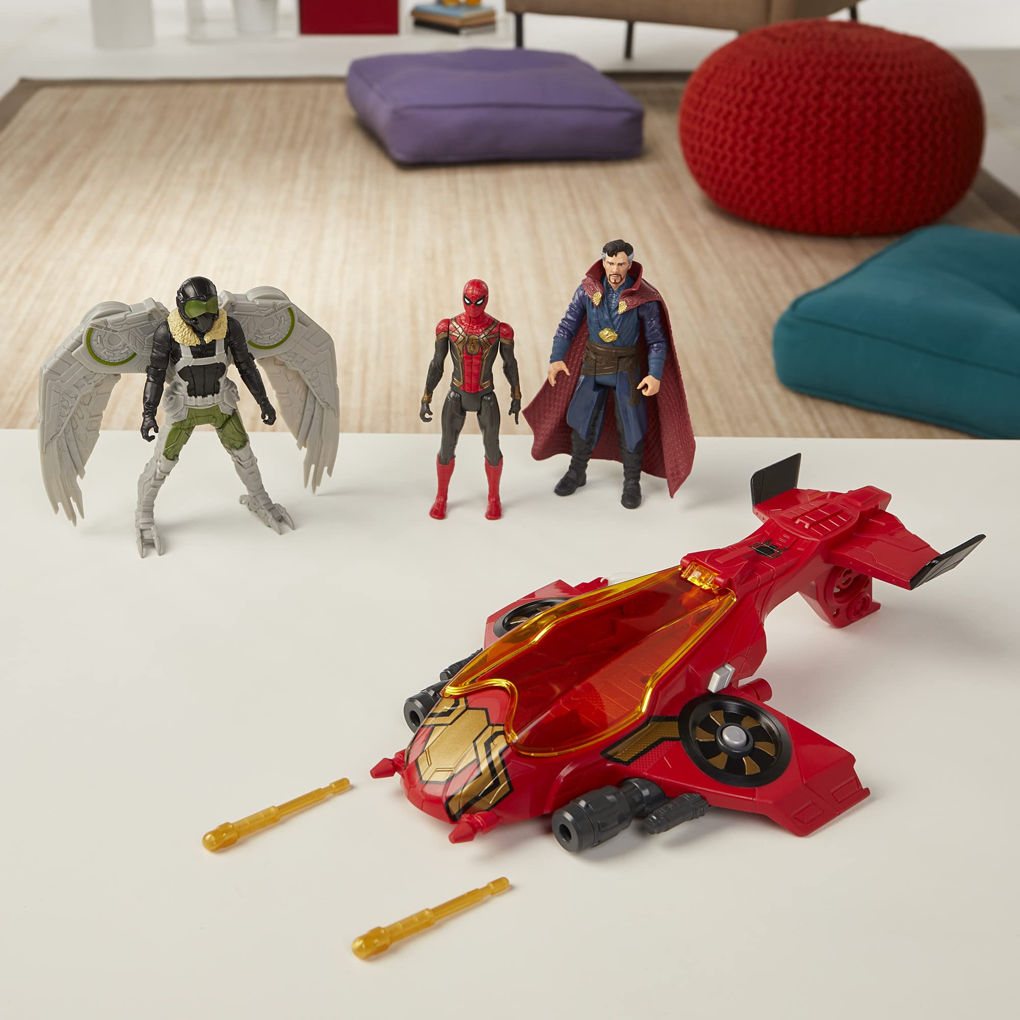 Mua Spider-Man Marvel: Spider Escape Jet, with 3 Action Figures in 6 ...