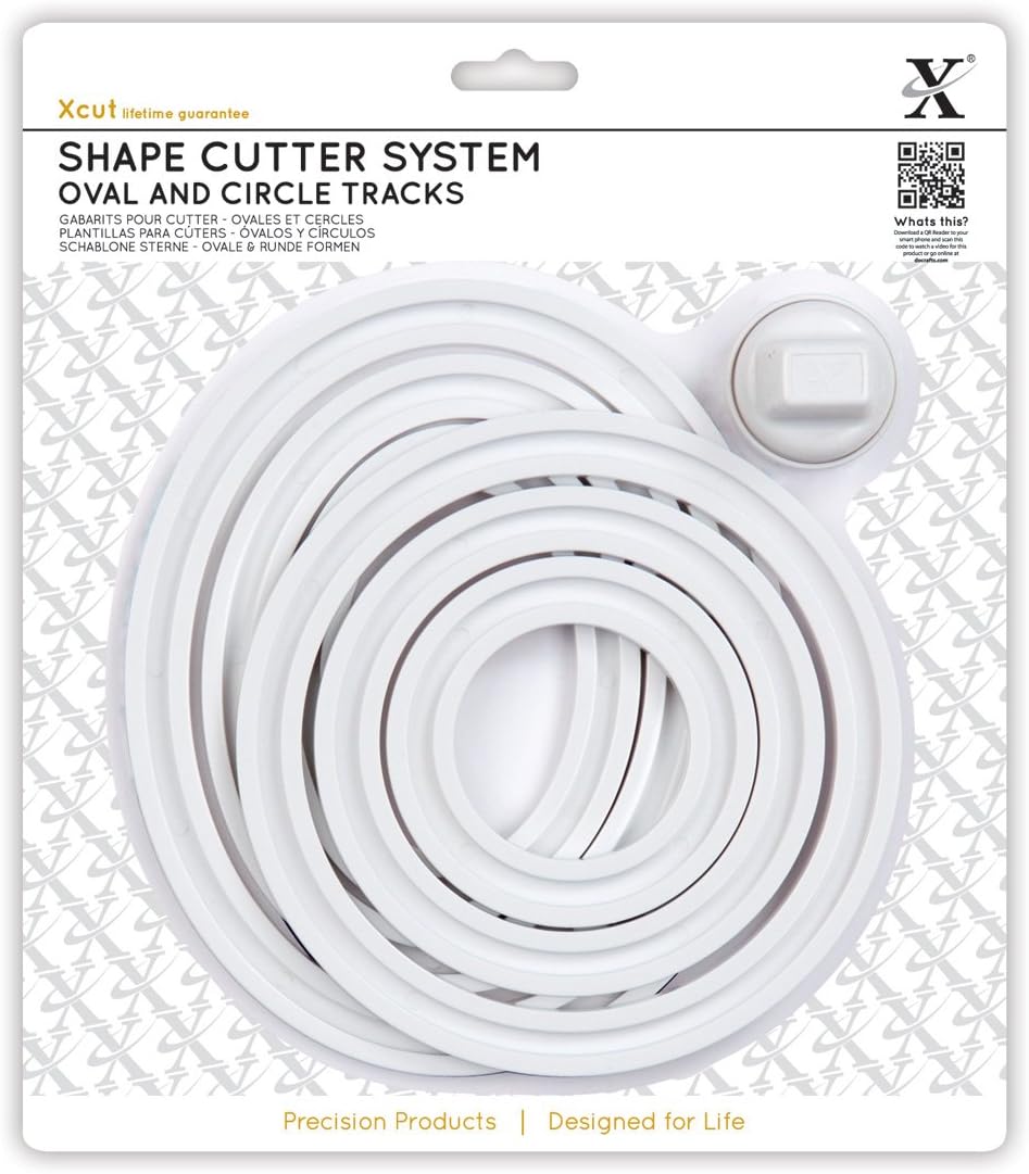 Xcut 7-Piece Oval and Circle Tracks Shape Cutter System – BigaMart