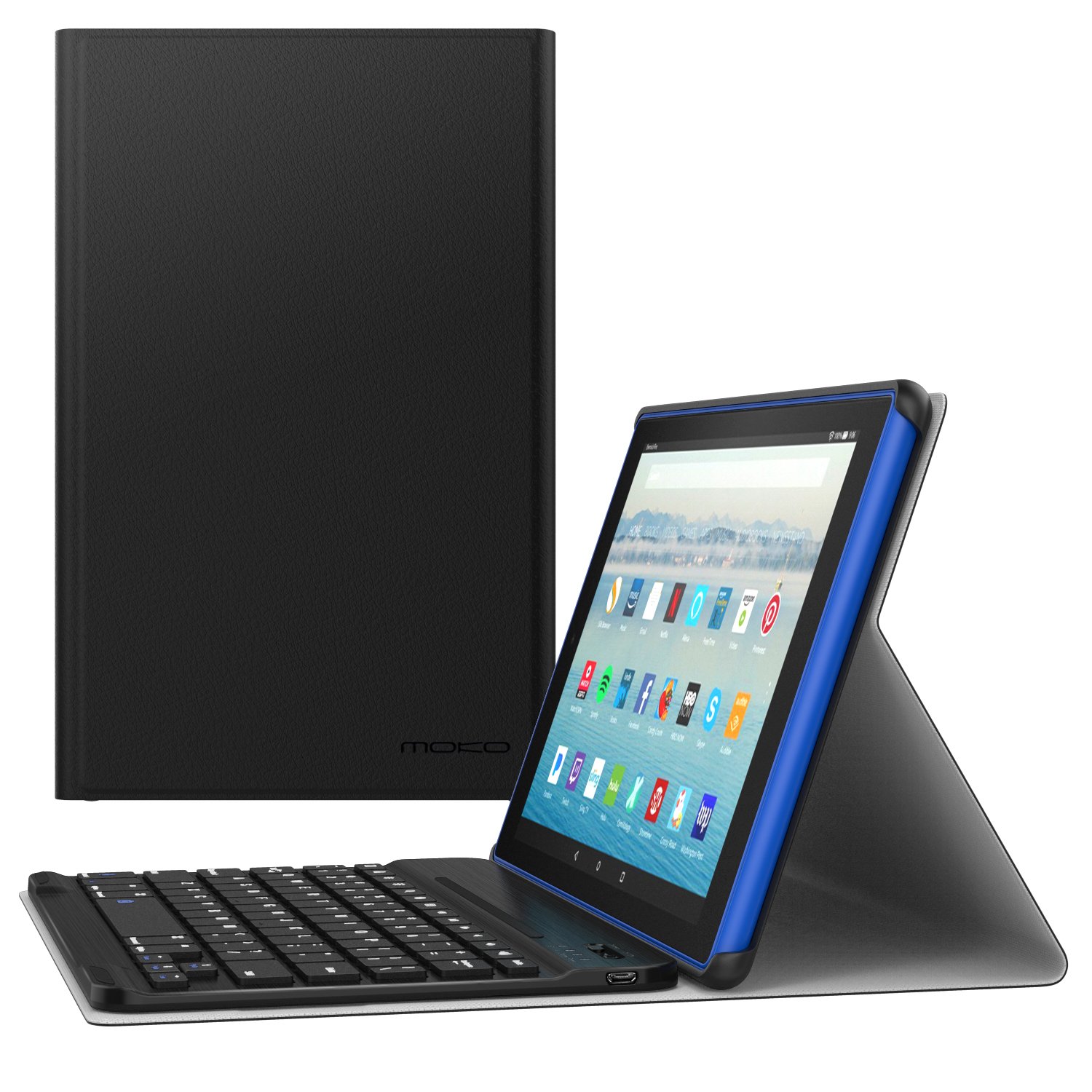 Amazon.com: MoKo Keyboard Case for All-New Amazon Fire HD 10 Tablet ...