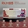 RK ROYAL KLUDGE M65 Wireless Mechanical Keyboard with Volume Knob, 60% ...