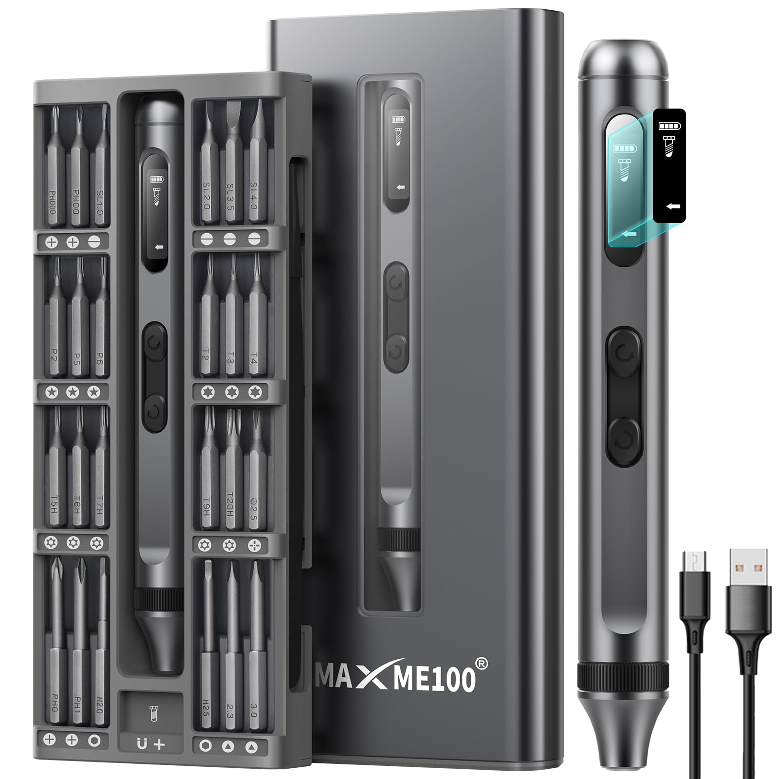 Mua MAXME100® Powerful Cordless Electric Precision Screwdriver Set With ...