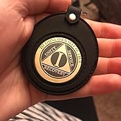 Amazon.com : Universal AA Medallion or Coin Holder Keychain Black Soft ...