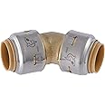 Amazon.com: SharkBite Max 1/2 Inch 45 Degree Elbow, Push to Connect Brass Plumbing Fitting, PEX ...