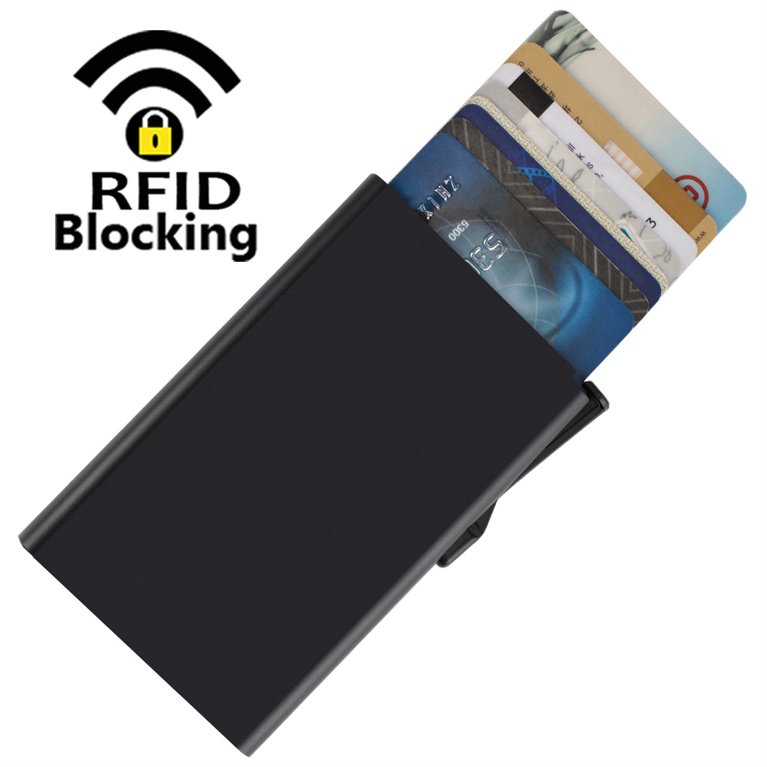 Watch RFID Aluminum Card Holder black on Amazon Live