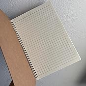 Amazon.com : B5 Spiral Notebook Lined, Spiral Ruled Journal with Hard ...