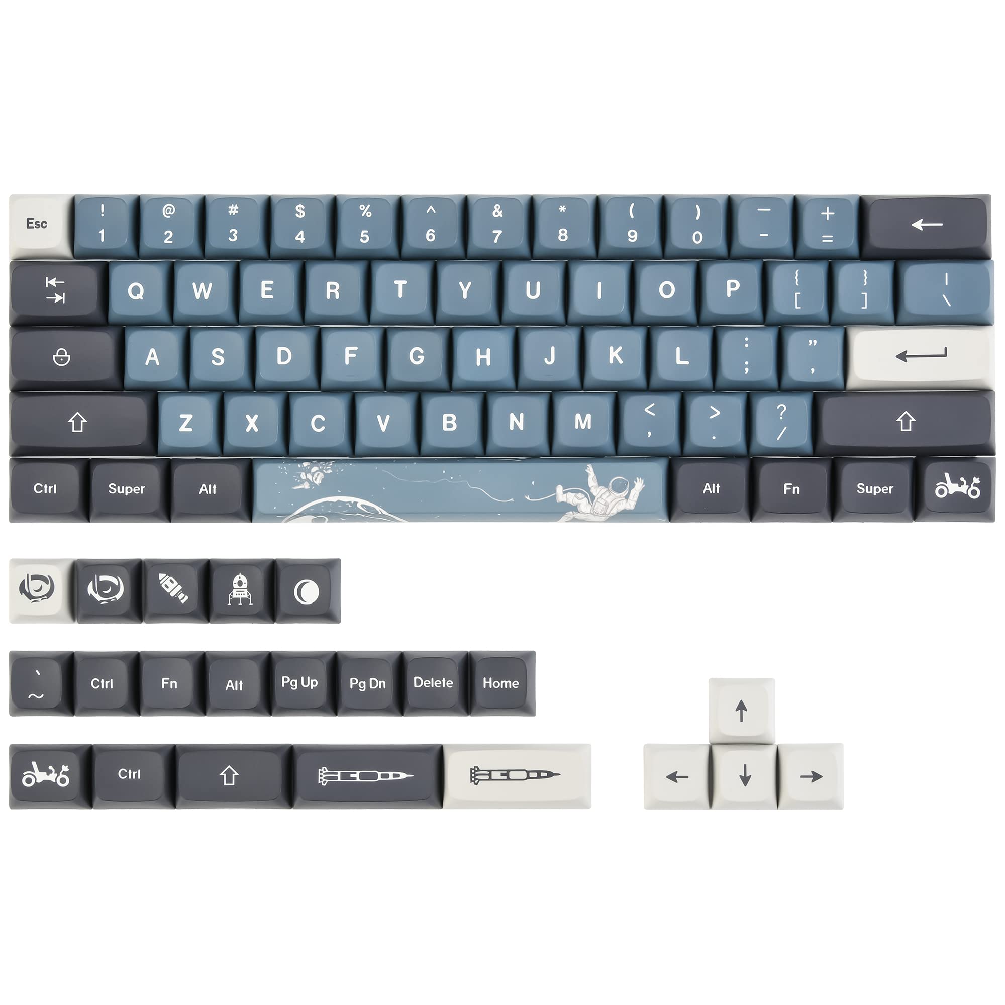 Mua Apollo XDA Keycaps 60 Percent, 83-Keys PBT Dye Sublimation Custom ...