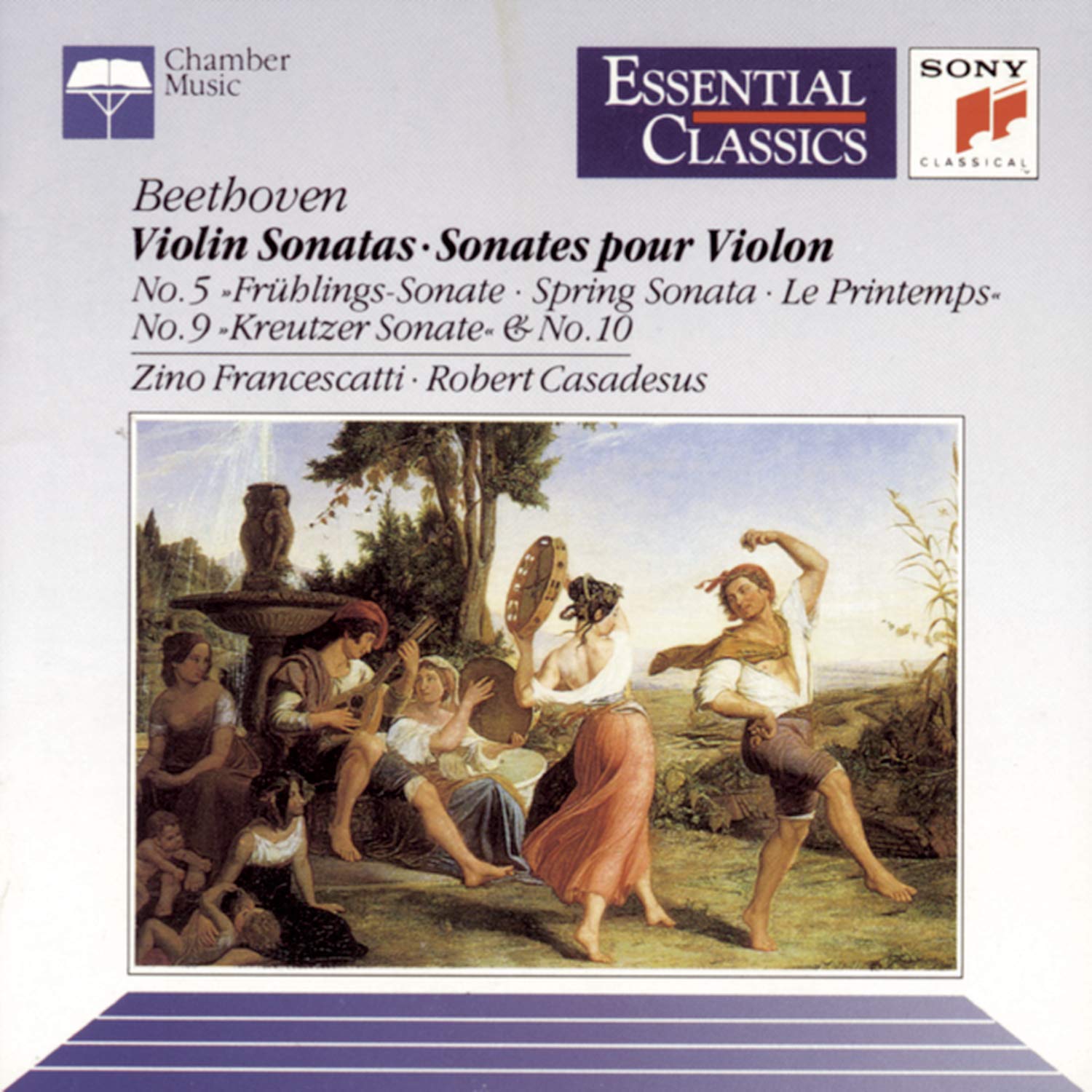 Violin Sonatas Nos. 5, 9, 10 - Zino Francescatti, Robert Casadesus, Ludwig van Beethoven: Amazon ...